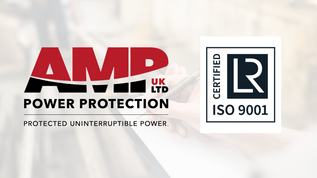 AMP Power Protection Achieve ISO 9001 Approval with Lloyds Register ...